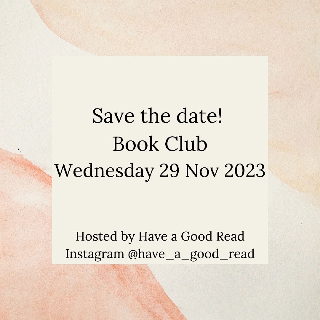 Book Club by Have a Good Read, Sappho Books, Cafe & Bar, Glebe Point ...