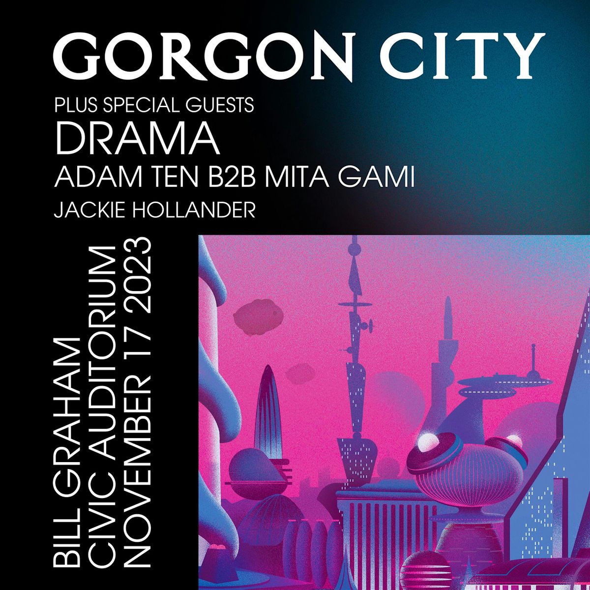 GORGON CITY PRE GAME TRIBUTE, Twitter HQ, Market Street, San Francisco ...