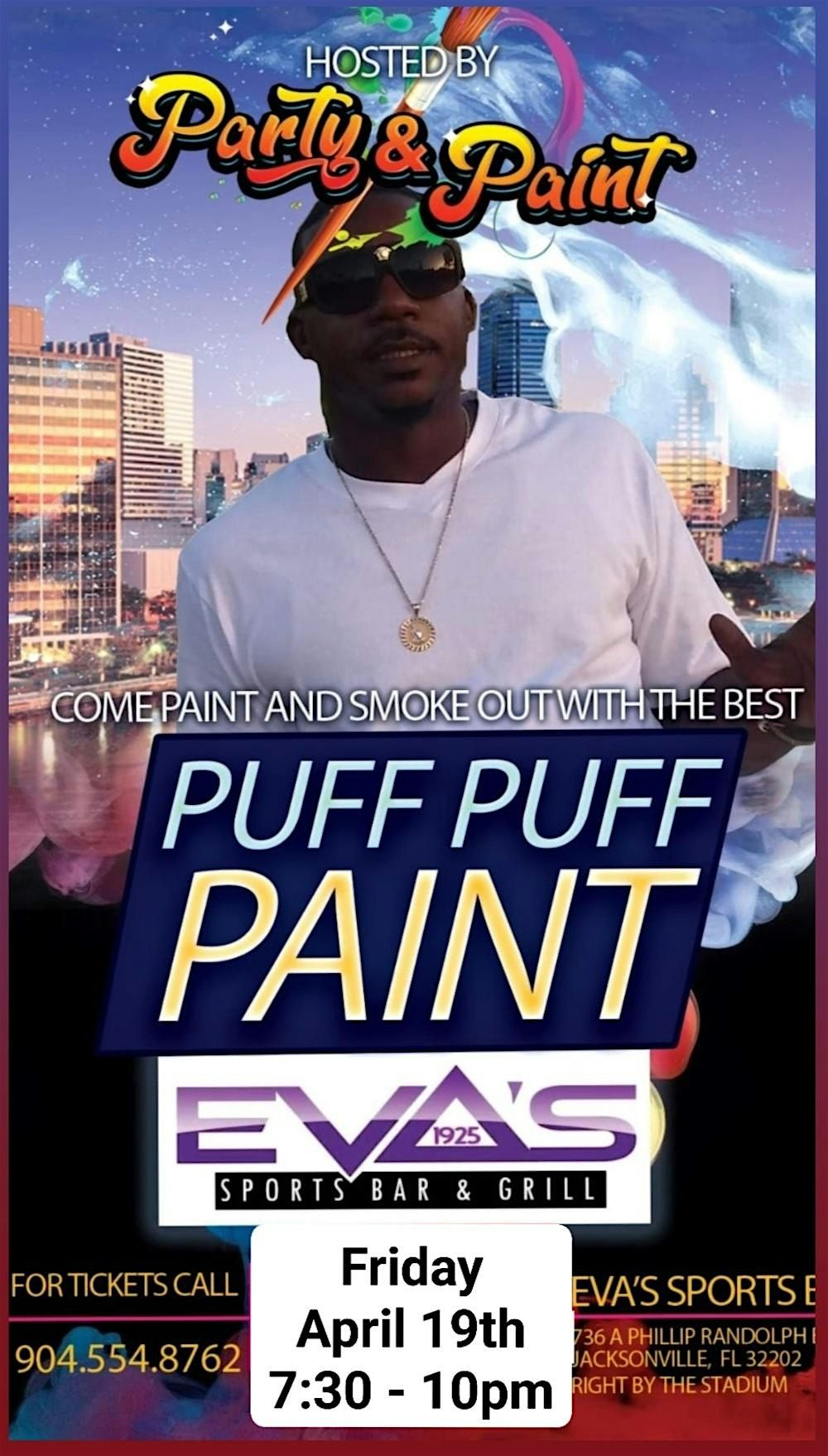 Puff Puff Paint Hosted by Party & Paint, 736 A Philip Randolph Blvd ...