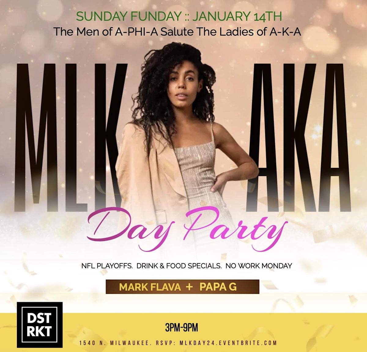 MLK DAY PARTY, DSTRKT Bar & Grill, Chicago, 14 January 2024 | AllEvents.in
