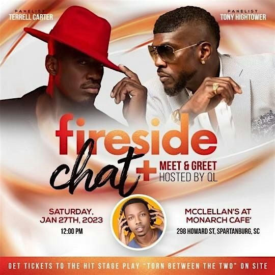 Fireside Chat featuring Terrell Carter & Tony Hightower, Monarch Cafe ...