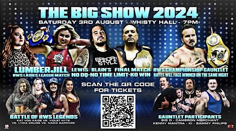 Wrestling The Big Show 2024 at Whisty Hall Radstock, Whisty Hall, Radstock, 3 August 2024 ...