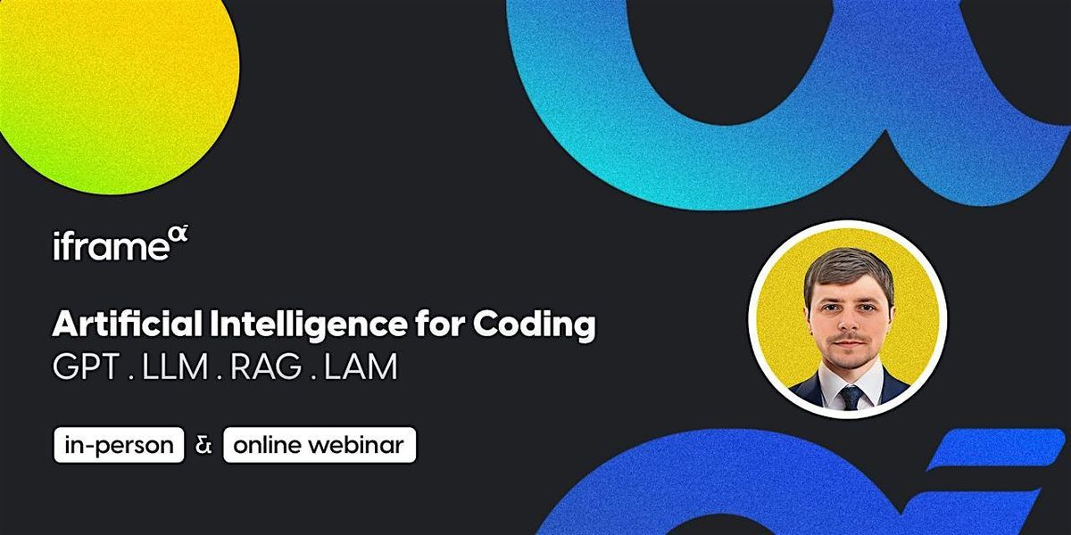 Artificial Intelligence for Coding. GPT. LLM. RAG. LAM., Baltimore, 30 ...