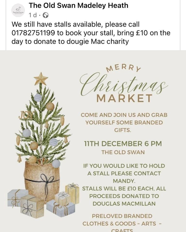 Christmas Market @ The Old Swan, Madeley Heath, Crewe, Virginia, 11 ...