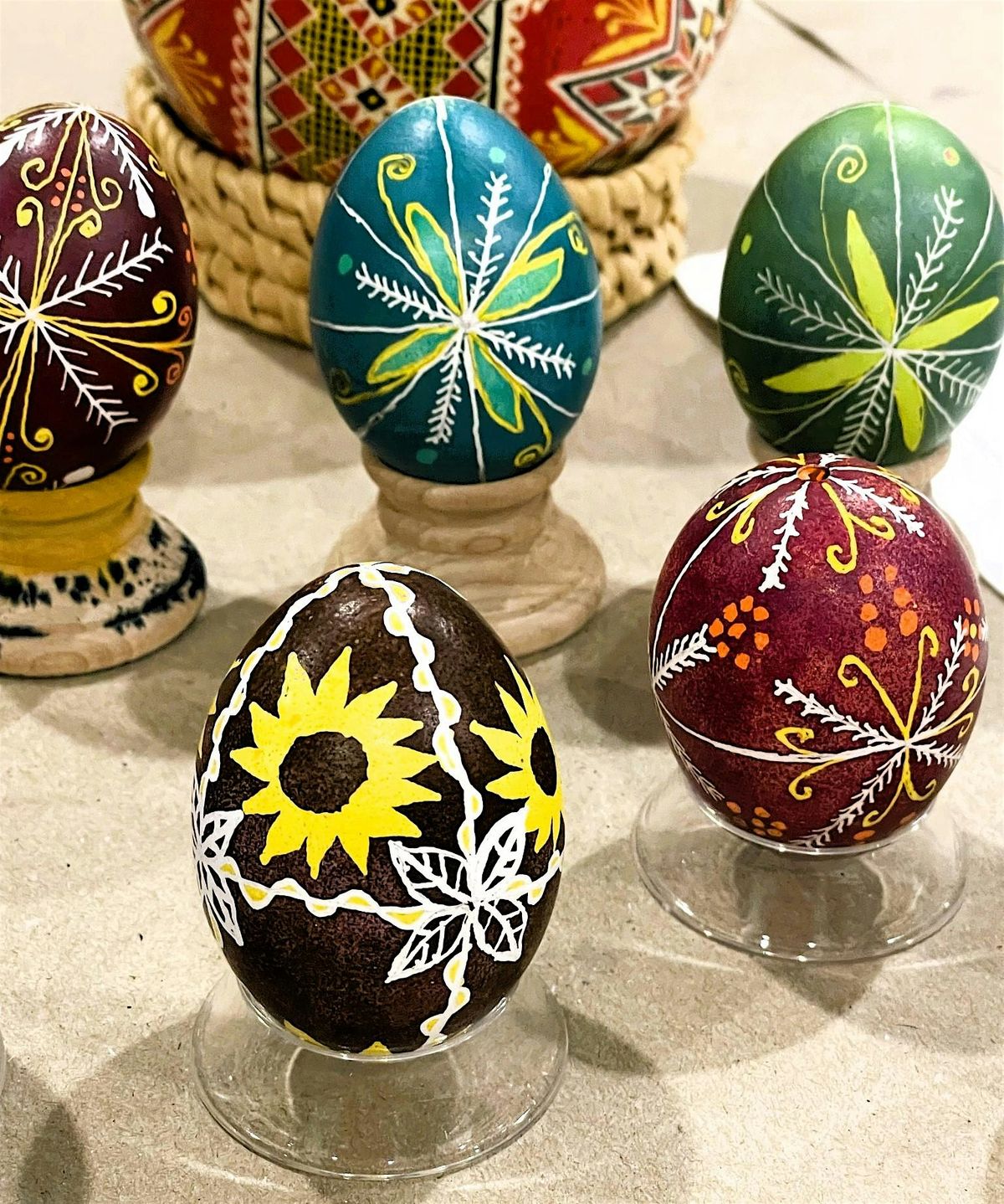 Ukrainian Folk "Pysanky" Easter Egg Decorating, Monroe Street Studio ...
