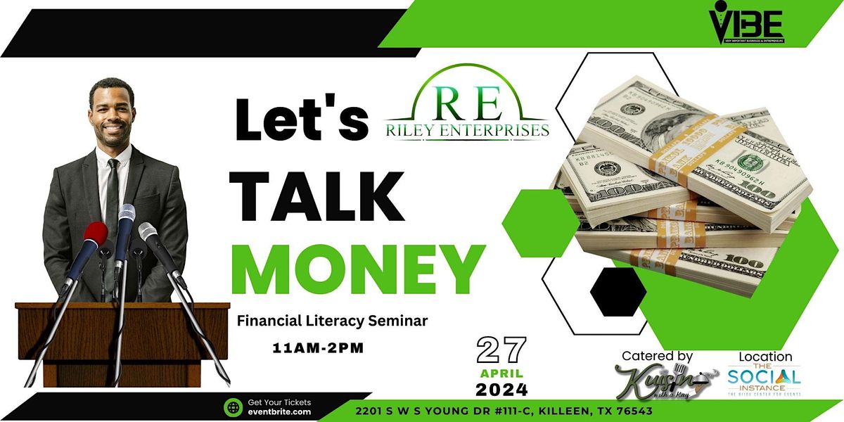 Lets Talk Money, The Social Instance, Killeen, 27 April 2024 | AllEvents