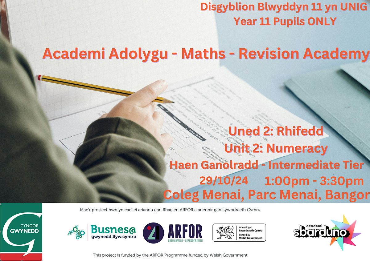 Sesiynau Adolygu TGAU Mathemateg - Maths GCSE Revision Sessions, Coleg ...