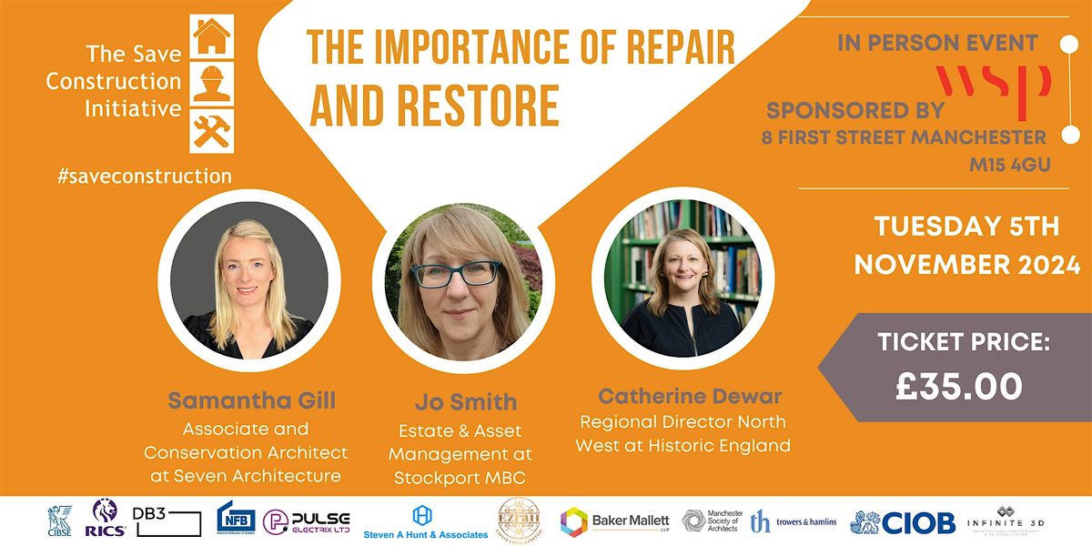 The Importance of Repair and Restoring rather than Re-build, WSP ...