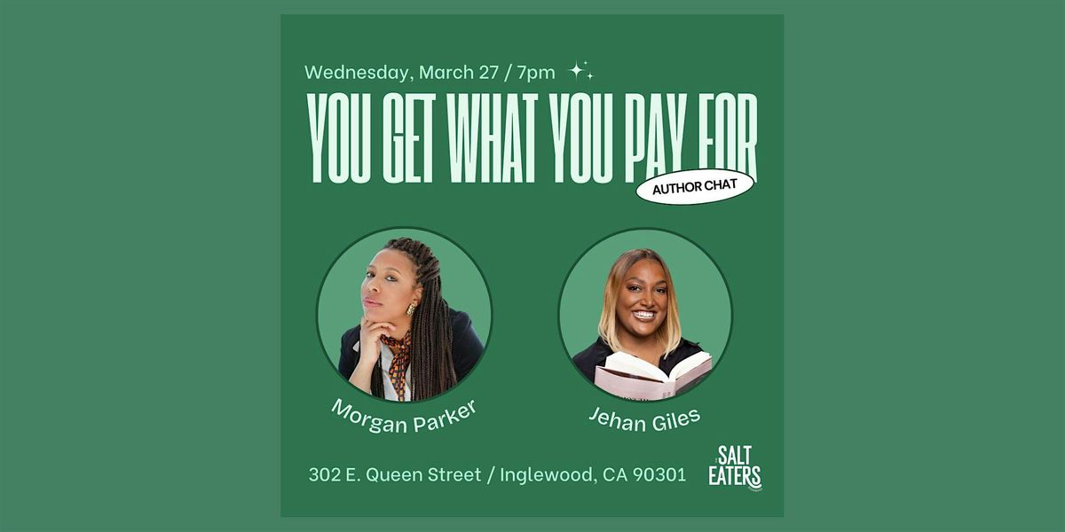 Author Chat: Morgan Parker and Jehan Giles, The Salt Eaters Bookshop ...