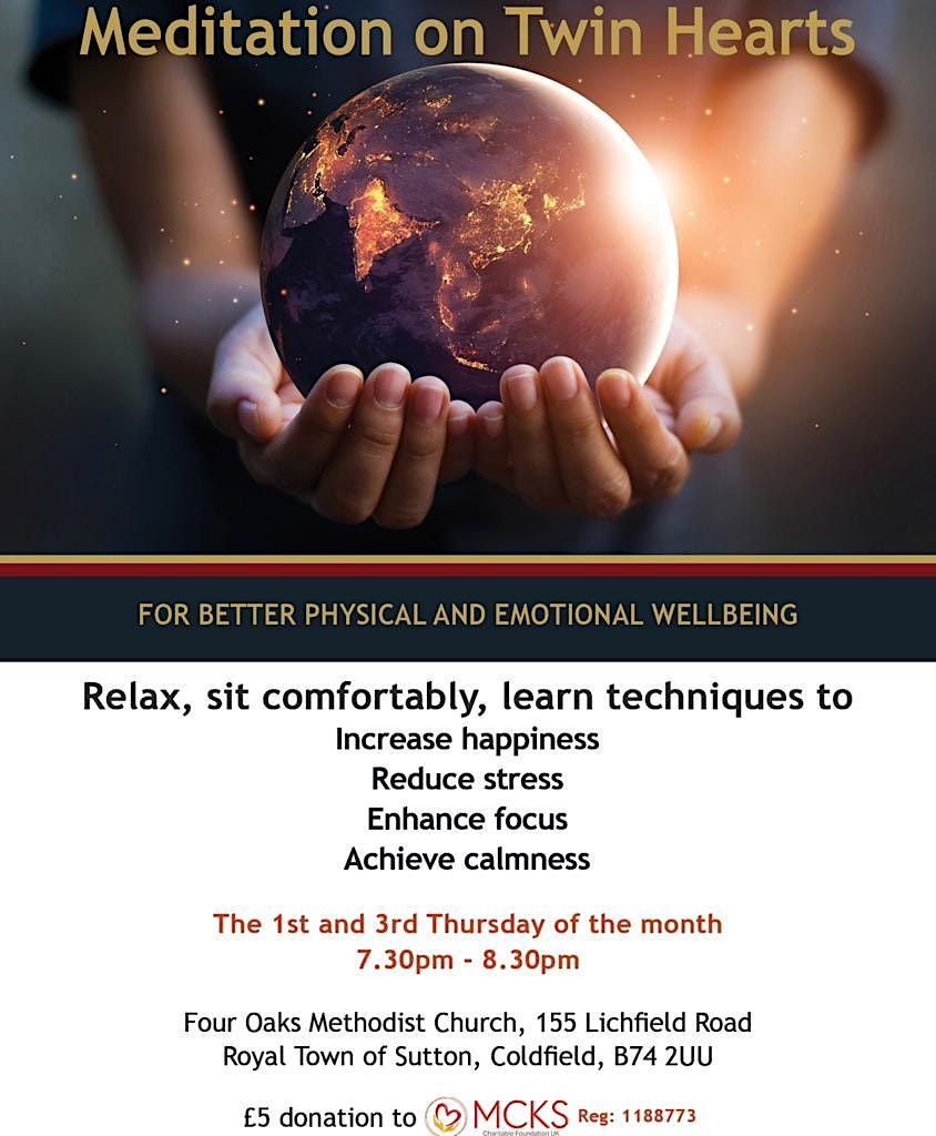 Meditation On Twin Hearts - Sutton Coldfield - Thursdays Fortnightly ...
