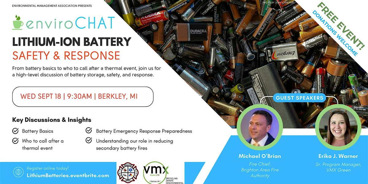 Lithium-Ion Batteries: Dangers, Best Practices, Event Response & Clean ...