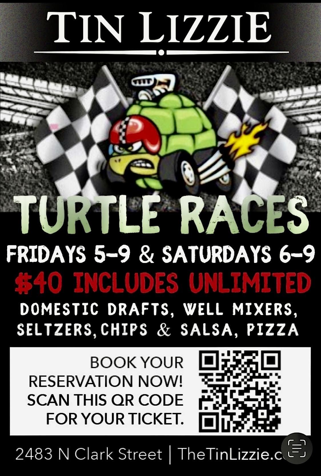 Turtle Races, 2483 N Clark St, Chicago, 24 November 2023 | AllEvents.in