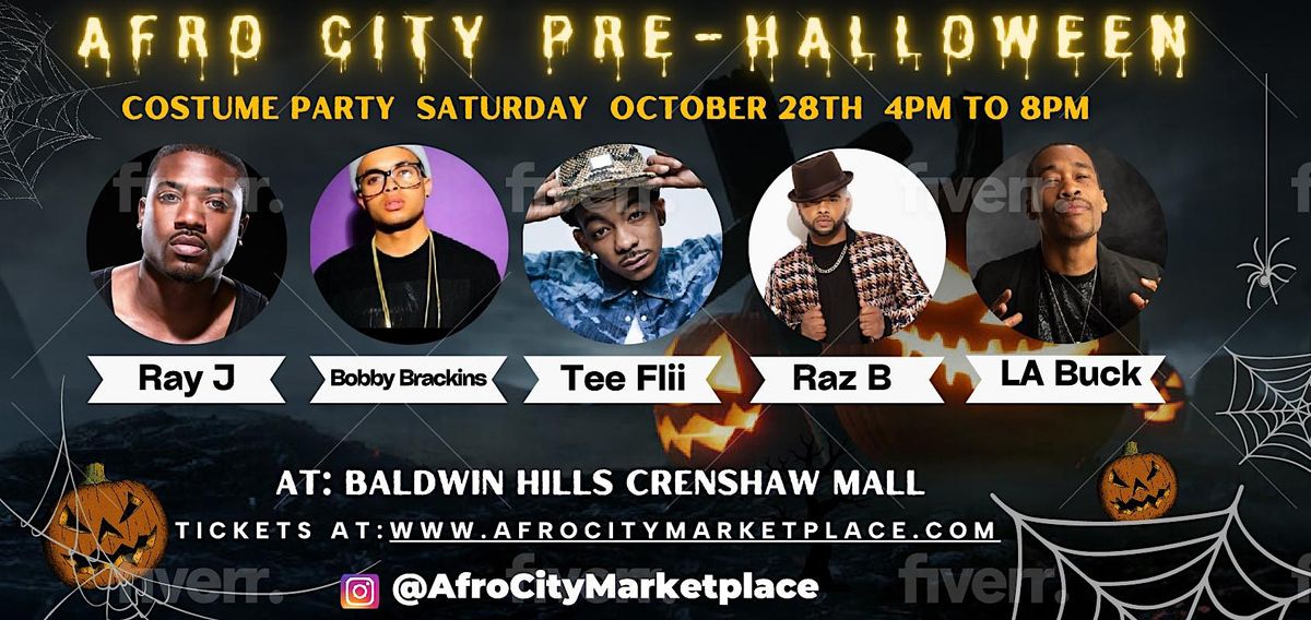Afro City Pre -Halloween Costume Party, Afro City, Los Angeles, 28 October 2023 | AllEvents.in