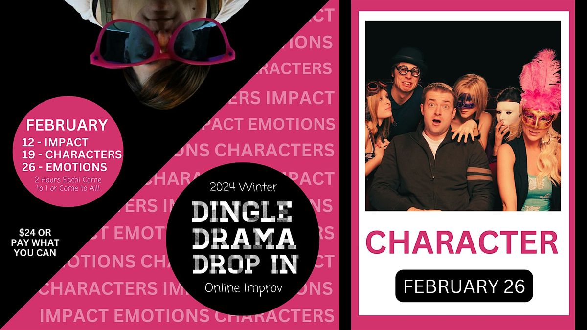 2024 Online Winter Drop In - Character with Karla Dingle, February 26 2024 | Online Event ...