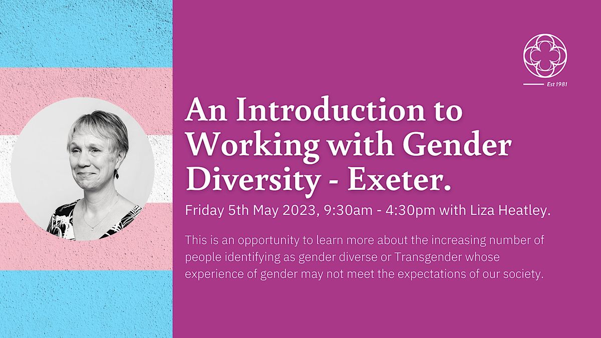An Introduction To Working With Gender Diversity Exeter Devon Iron