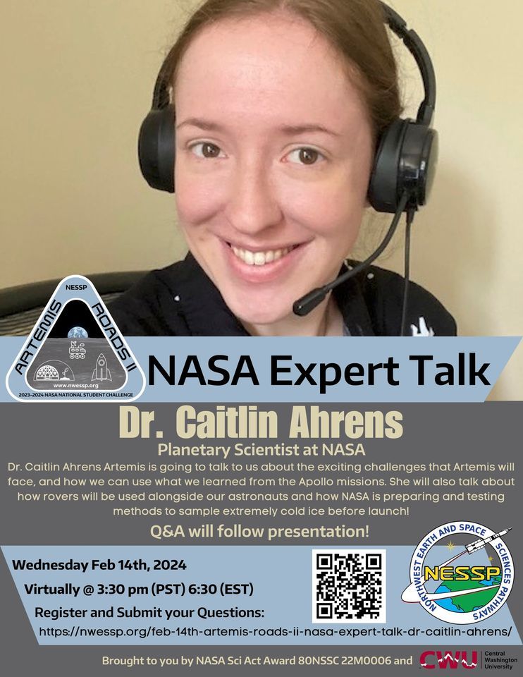 NASA Expert Talk with Dr. Caitlin Ahrens (NESSP Virtual Host ...