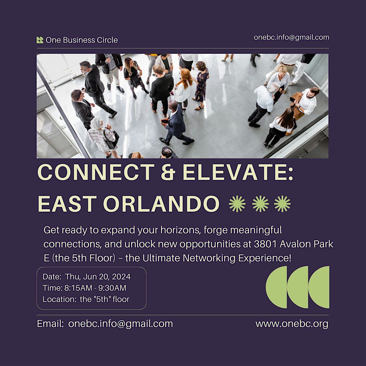 Connect & Elevate Business Networking, 3801 Avalon Park E Blvd, Orlando ...