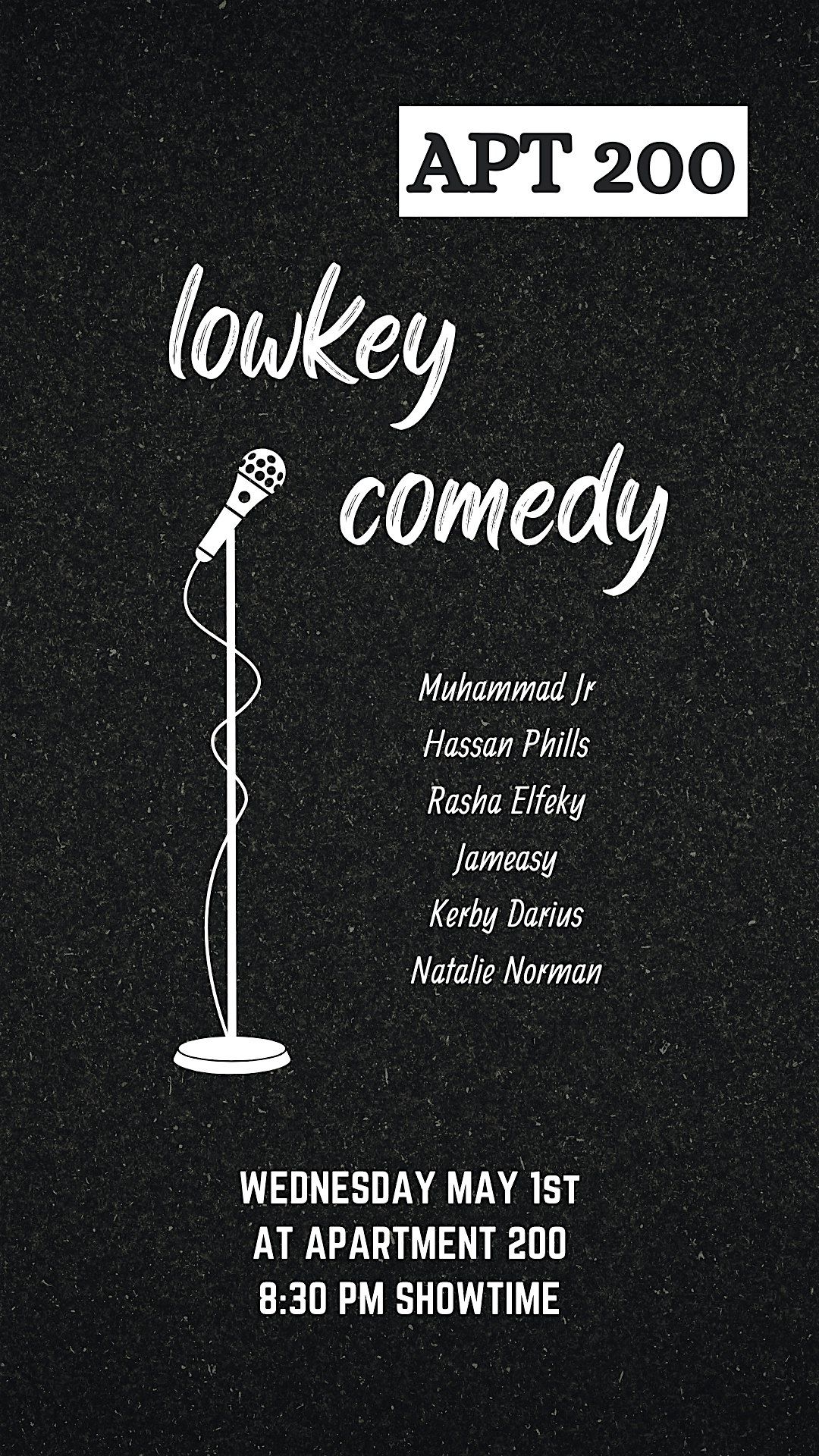 Lowkey Comedy @ Apt 200, Apt 200, Toronto, 5 June 2024 | AllEvents.in