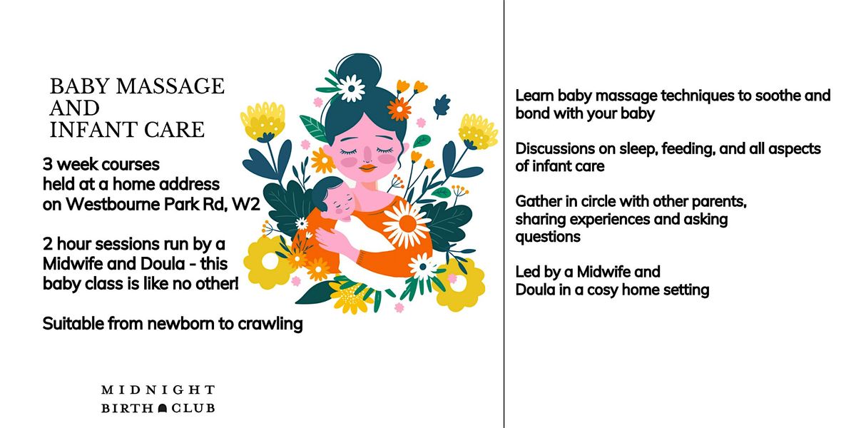 Baby Massage and Infant Care Sessions - 3 week course, W2 5PL, London ...