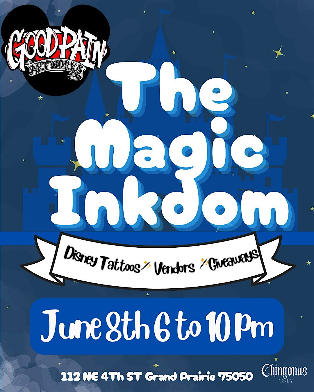 The Magic Inkdom Pop Up, Good Pain Artworks Tattoo & Body Piercing Shop ...