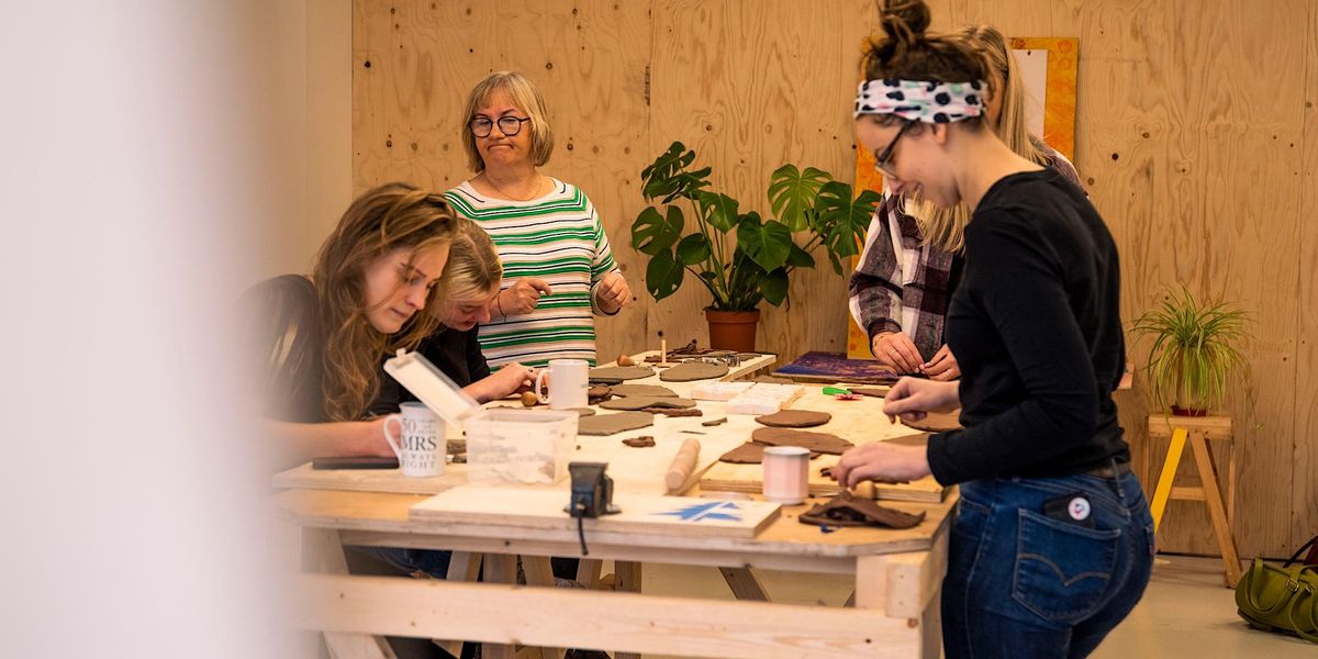 Ceramic Candlestick Workshop!, Merseyway Workshop, Stockport, 22 ...