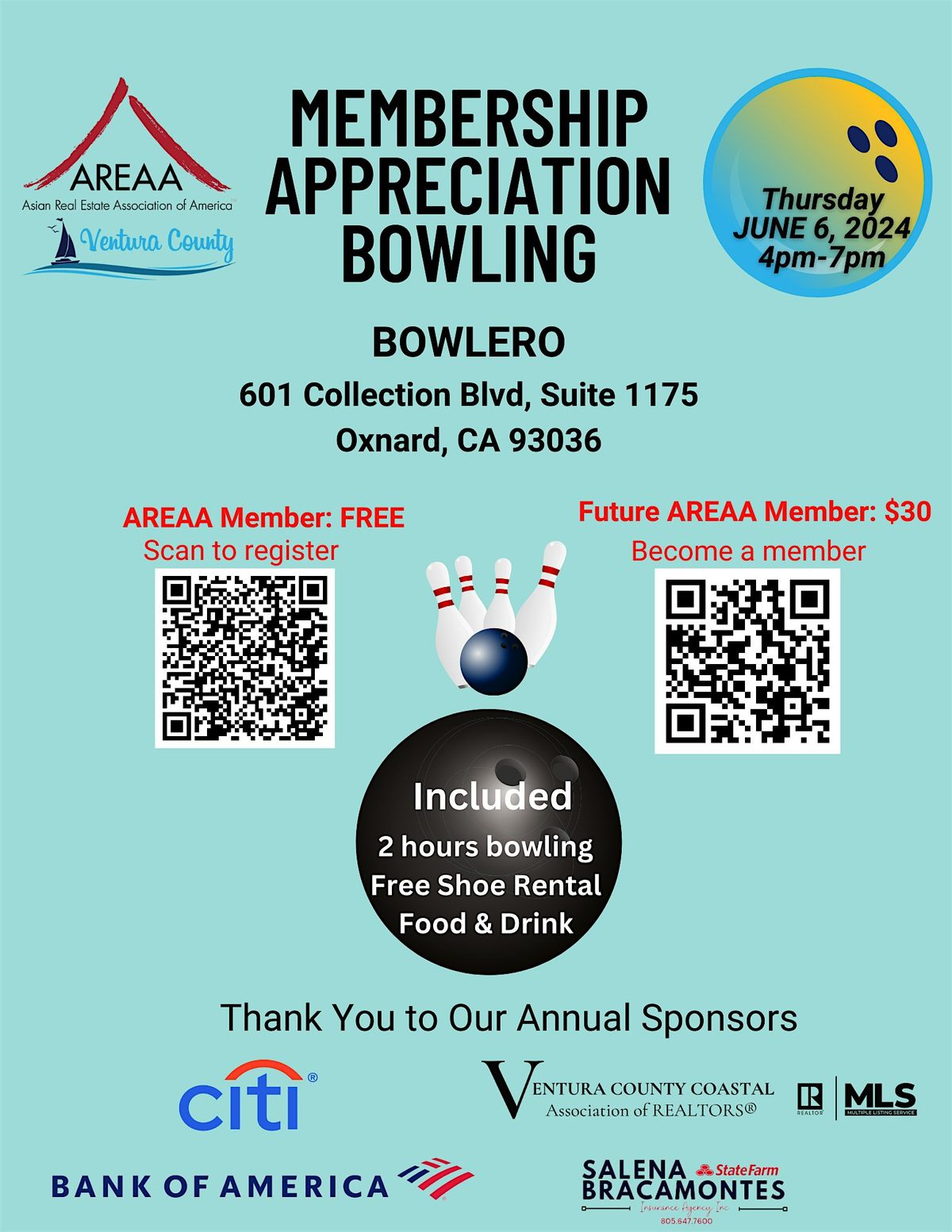 Membership Appreciation Bowling, Bowlero Oxnard, 6 June 2024 | AllEvents.in