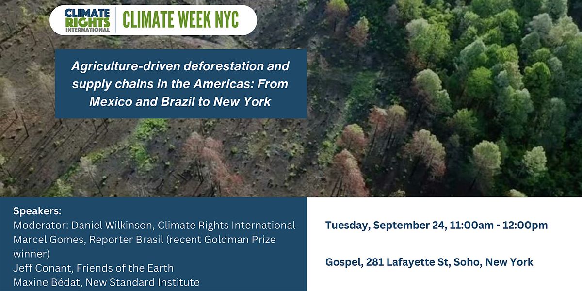 Agriculture-driven deforestation and supply chains in the Americas, 281 ...