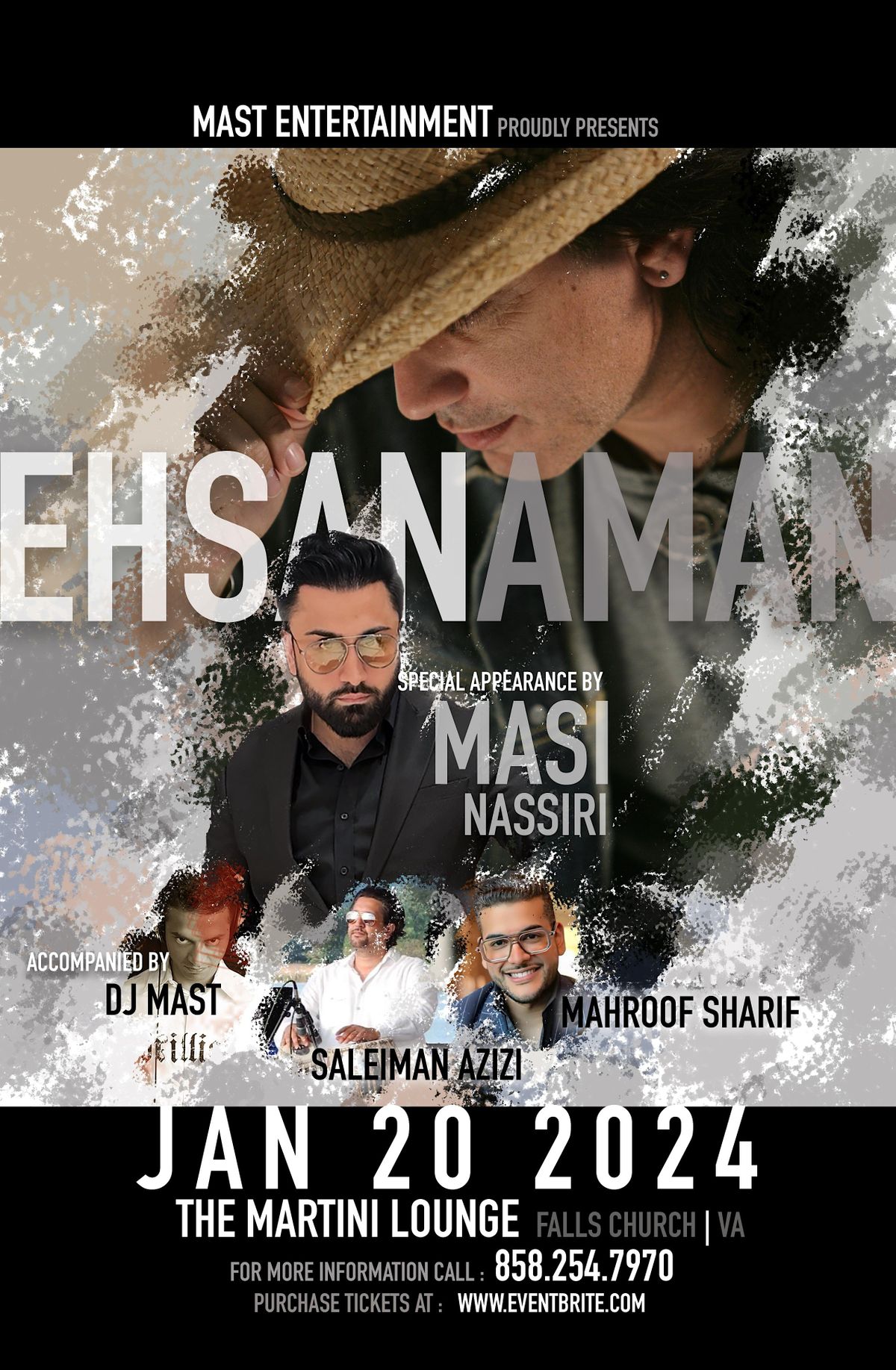 Ehsan Aman Live Feat. Masi Nassiri, Martini Lounge, Falls Church, 20 January to 21 January ...