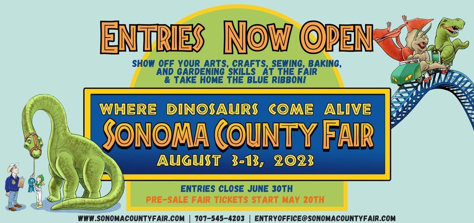 The 2023 Sonoma County Fair Jurassic Jubilee!, Sonoma County Fair ...