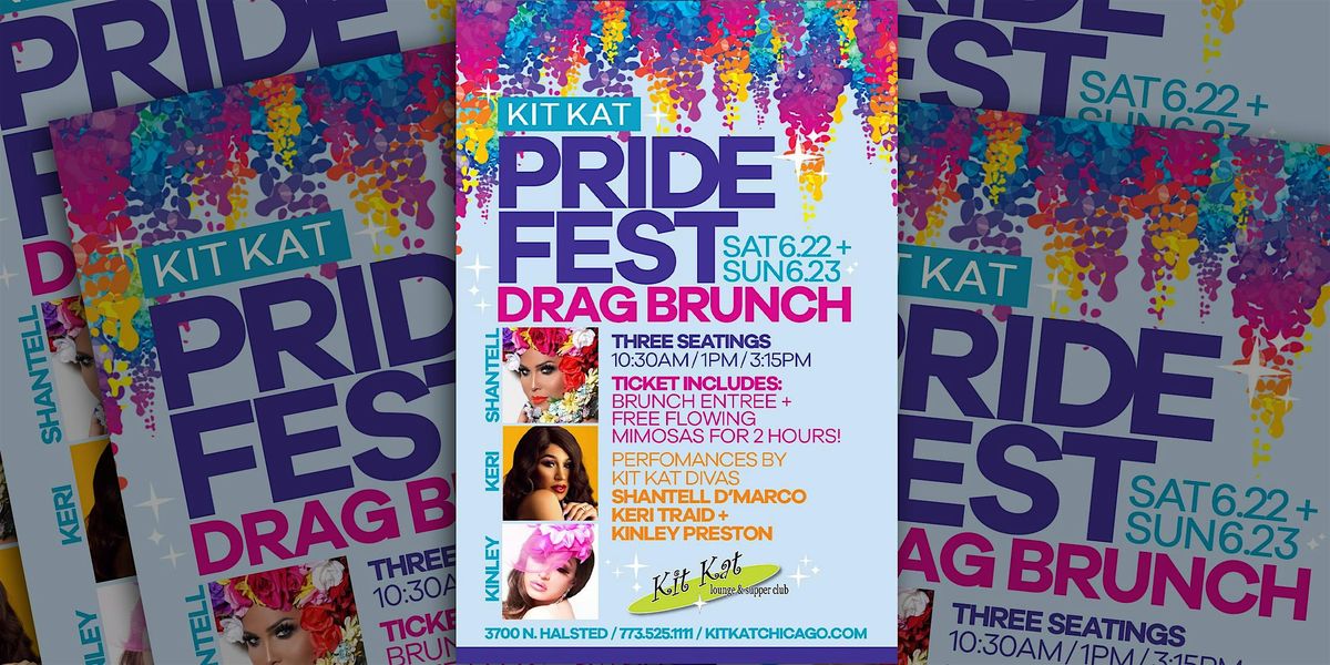 Pride Fest 2024 Drag Brunch @ Kit Kat, Kit Kat Lounge, Chicago, 22 June ...