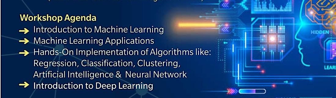 5 Days 10 Hours - Hands-on Machine Learning Workshop, August 15 2023 ...