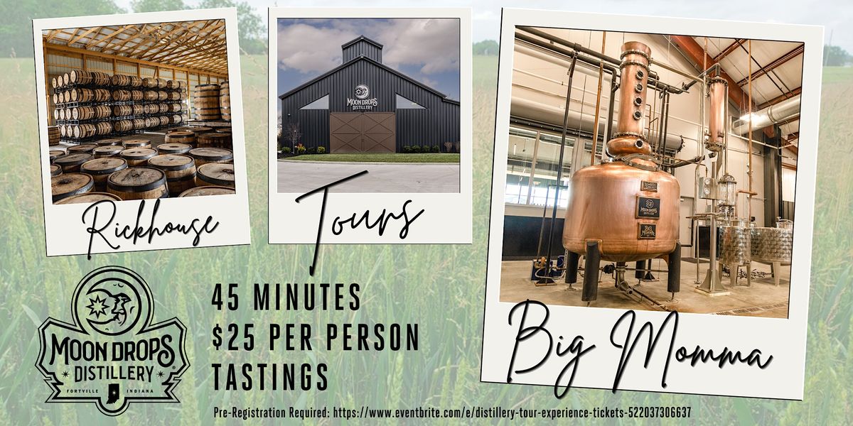 Distillery Tour Experience, Moon Drops Distillery, Fortville, 10 ...