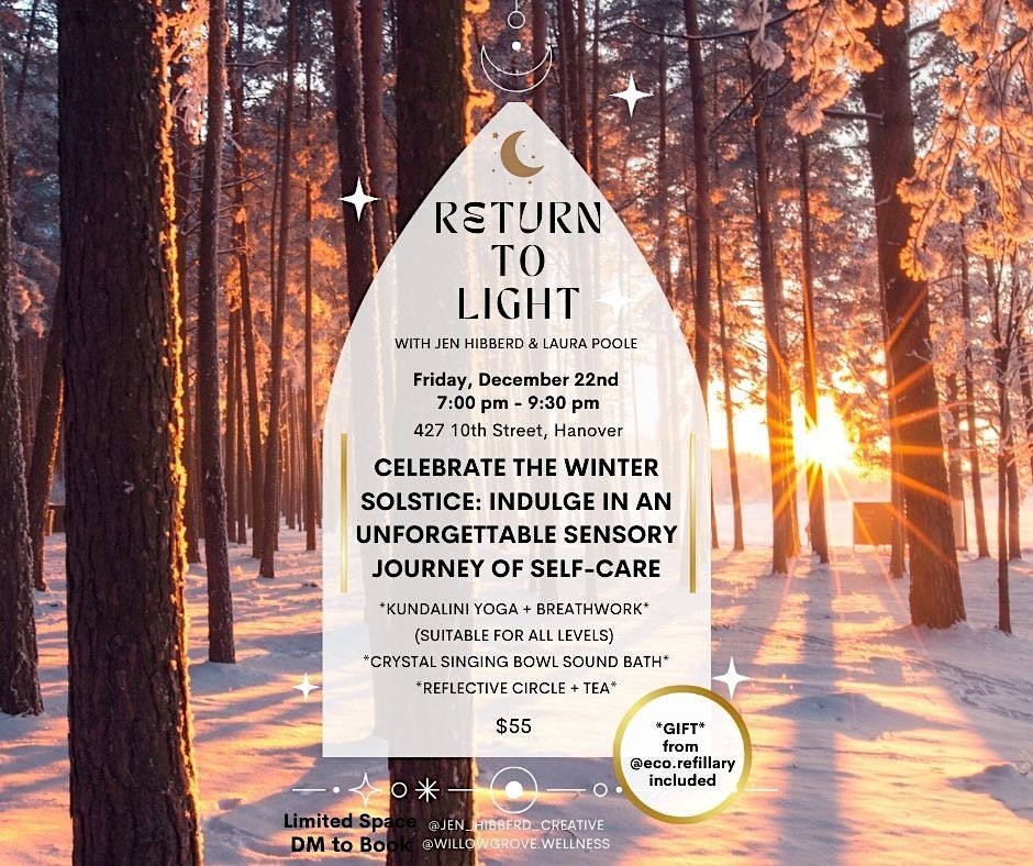Return To Light, 427 10th St, Hanover, 22 December 2023 | AllEvents