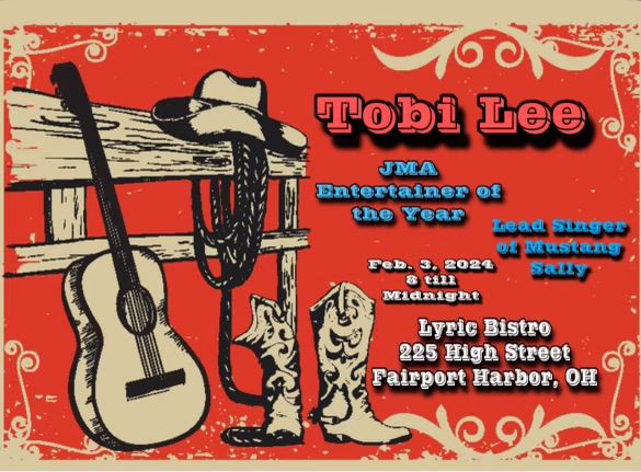 Tobi Lee - Live Music - 8 Till Midnight, Lyric Bistro & Events Center ...