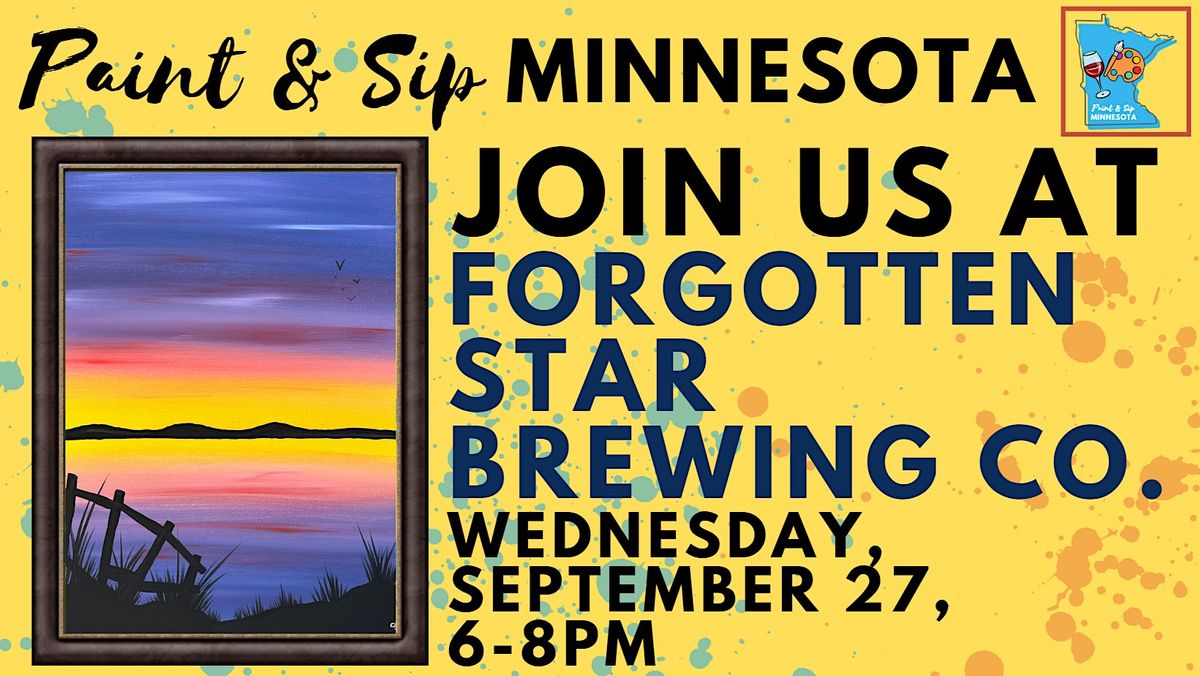 September 27 Paint & Sip at Forgotten Star Brew Co., Forgotten Star ...