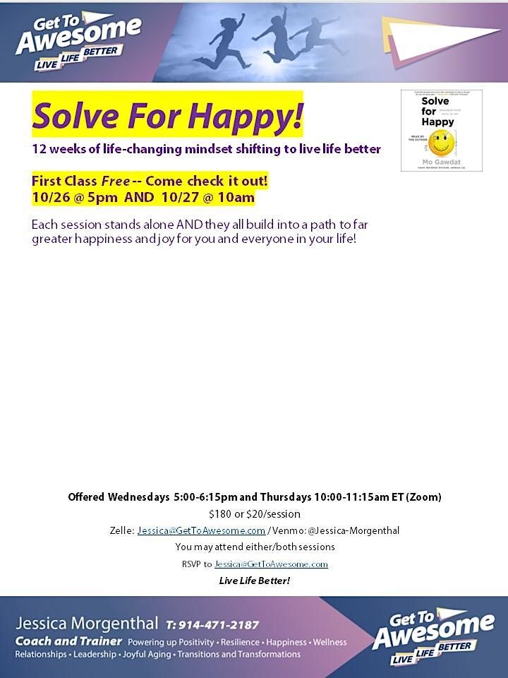 Solve For Happy Course - Full course, February 1 2023 | Online Event ...