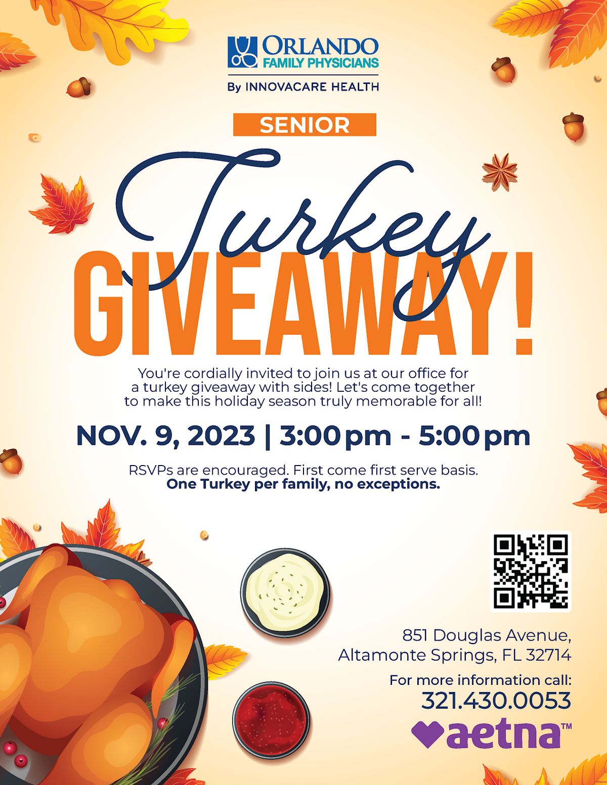 Turkey Giveaway at Orlando Family Physicians- Altamonte, Orlando Family ...
