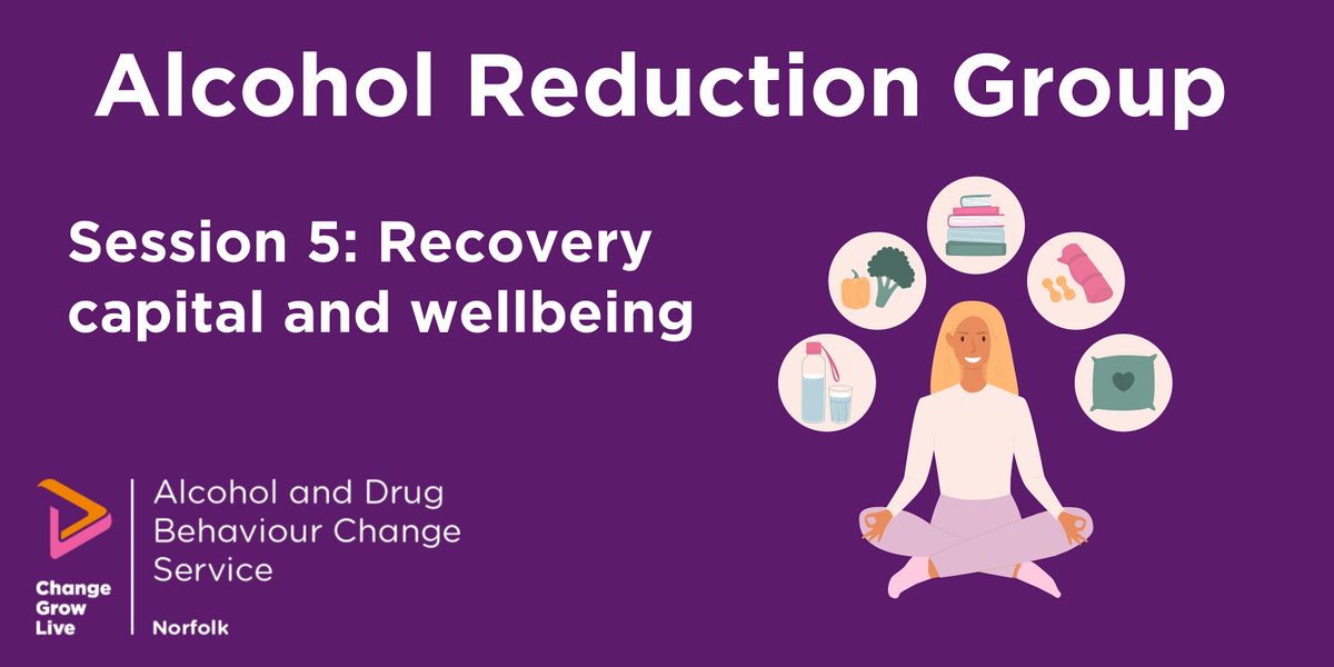 Alcohol Reduction Group- Session five: Recovery capital and wellbeing ...