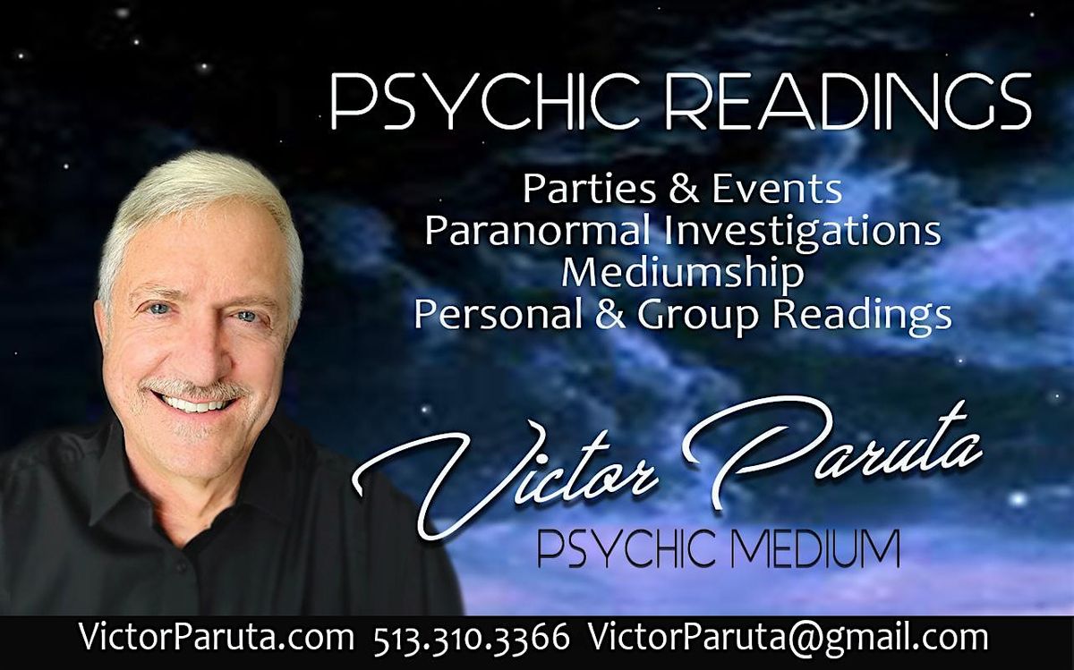 Victor Paruta Psychic Medium Readings at Gulfport Mind Body Spirit Expo ...