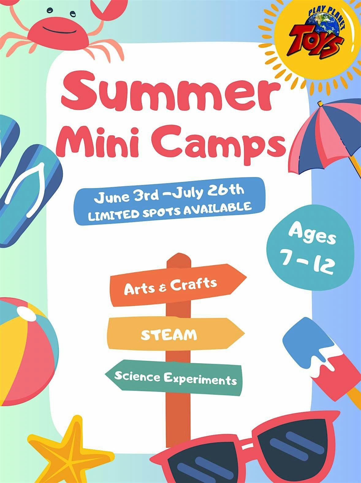 Week 1 Summer Mini Camp at Play Planet Toys, Play Planet Toys, Gilbert ...
