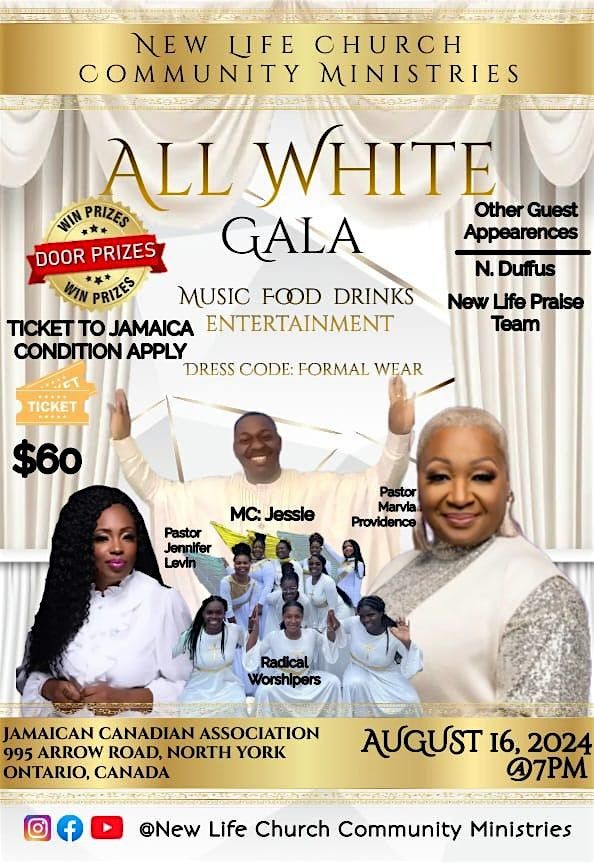 All White Gala, Jamaican Canadian Association, Toronto, 16 August 2024 ...