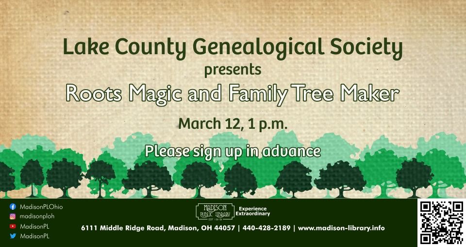 Genealogy Programs: Roots Magic and Family Tree Maker, 6111 Middle ...