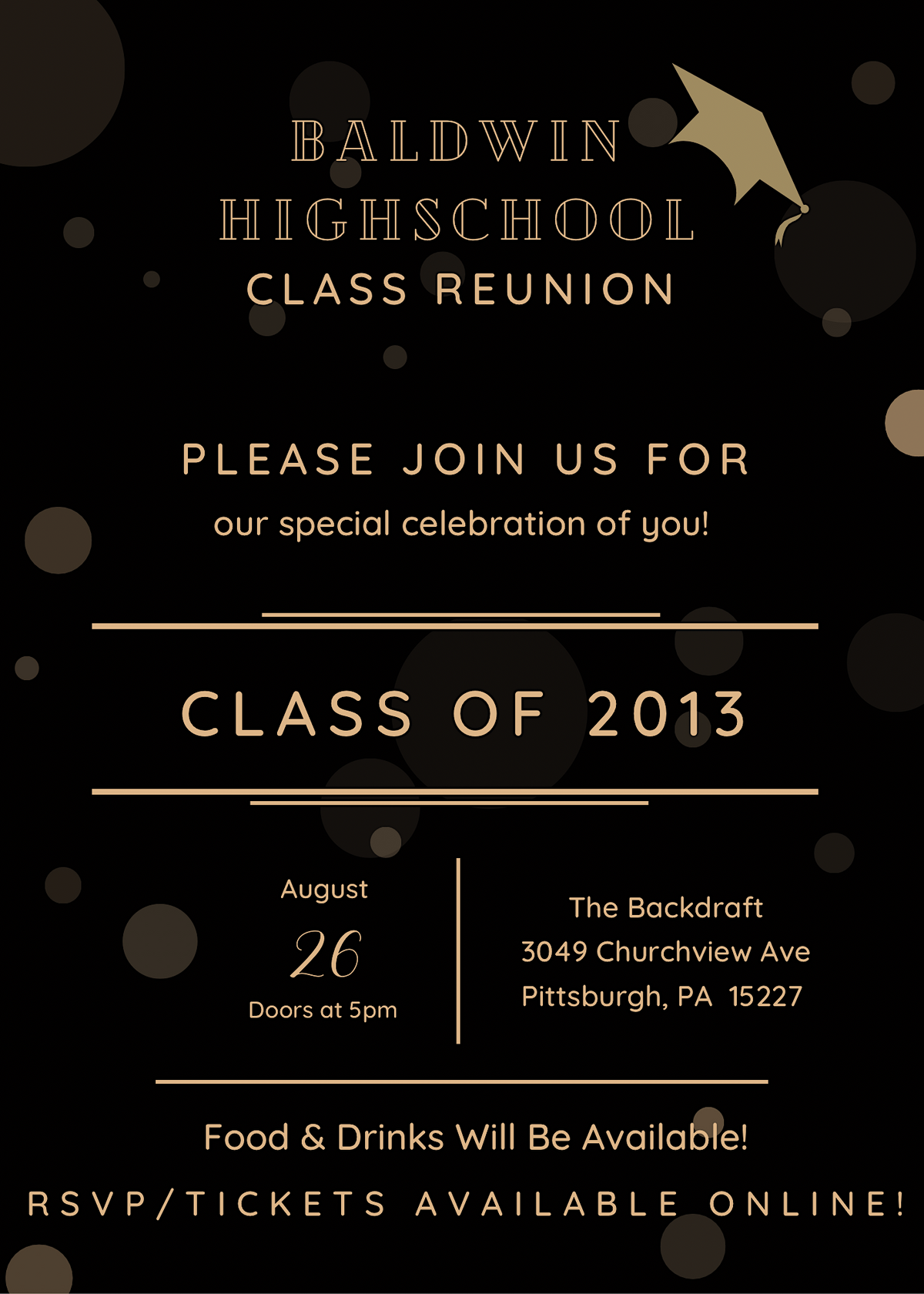 Baldwin High School Class of 2013 10 Year Reunion, Backdraft Bar and ...
