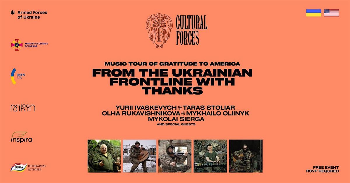 Concert "From the Ukrainian Frontline with Thanks" at the White House, The White House ...