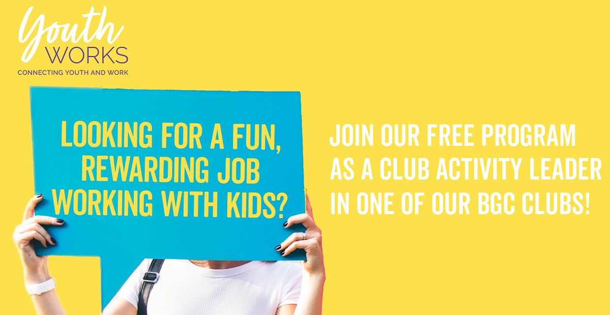 YOUTH WORKS - 10-week paid ACTIVITY LEADER program - Jan/Feb/Mar 2023 ...
