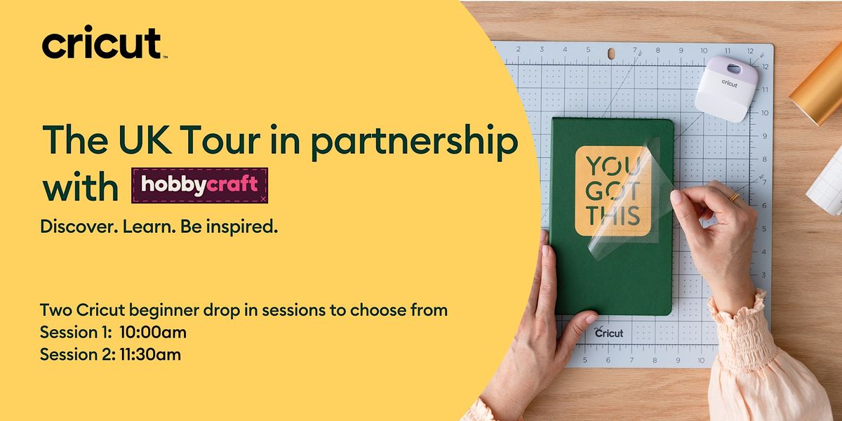 LEEDS Cricut Tour in partnership with Hobbycraft, Hobbycraft Leeds, 20 ...