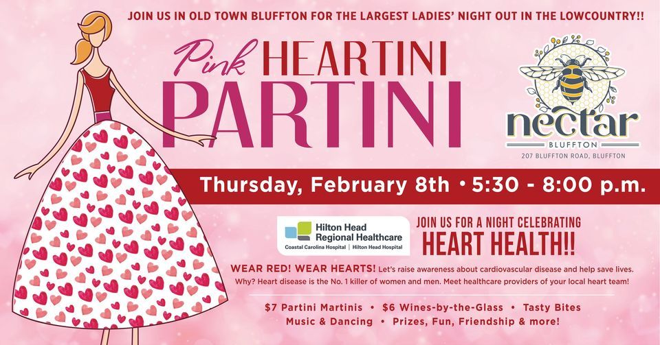 Pink Heartini Partini, Nectar Farm Kitchen (Bluffton, SC), 8 February ...