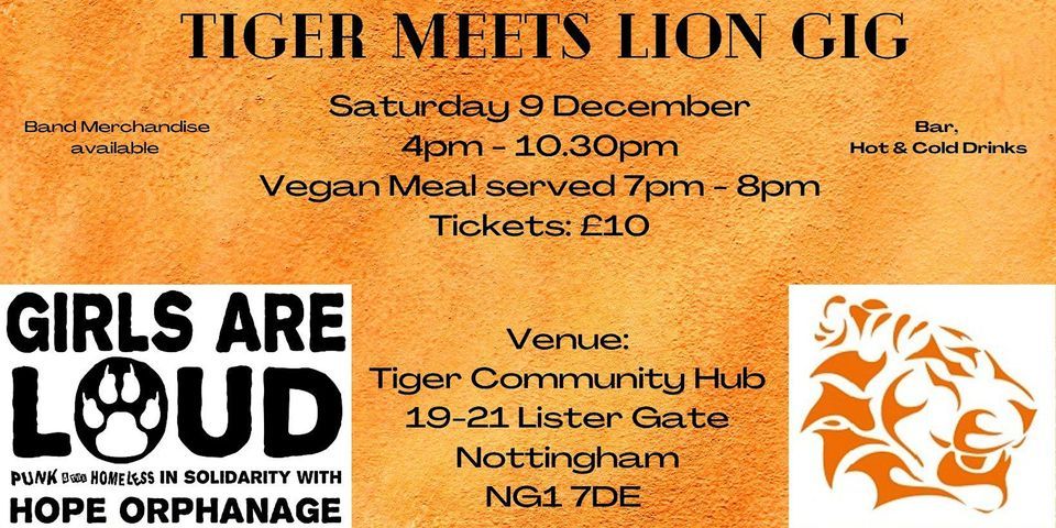 Tiger Meets Lion Gig Night, 19-21 Listergate,Nottingham,NG1 7DE,GB, 9 ...
