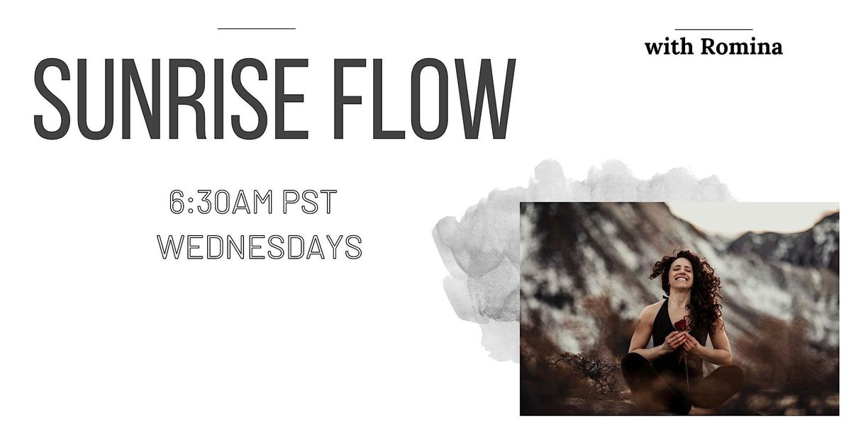Sunrise Flow, November 29 2023 | Online Event | AllEvents
