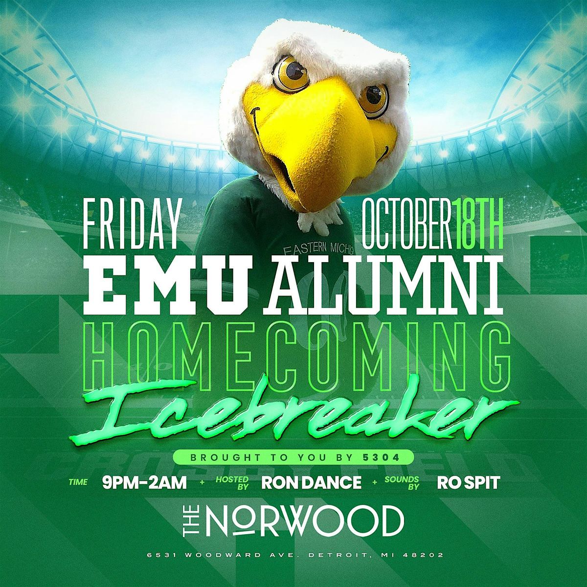 EMU Alumni Icebreaker 2024, 6531 Woodward Ave, Detroit, 18 October to ...